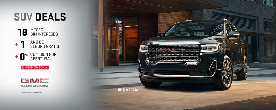 Sitio Oficial | Vehículos, servicios y accesorios | GMC Mex